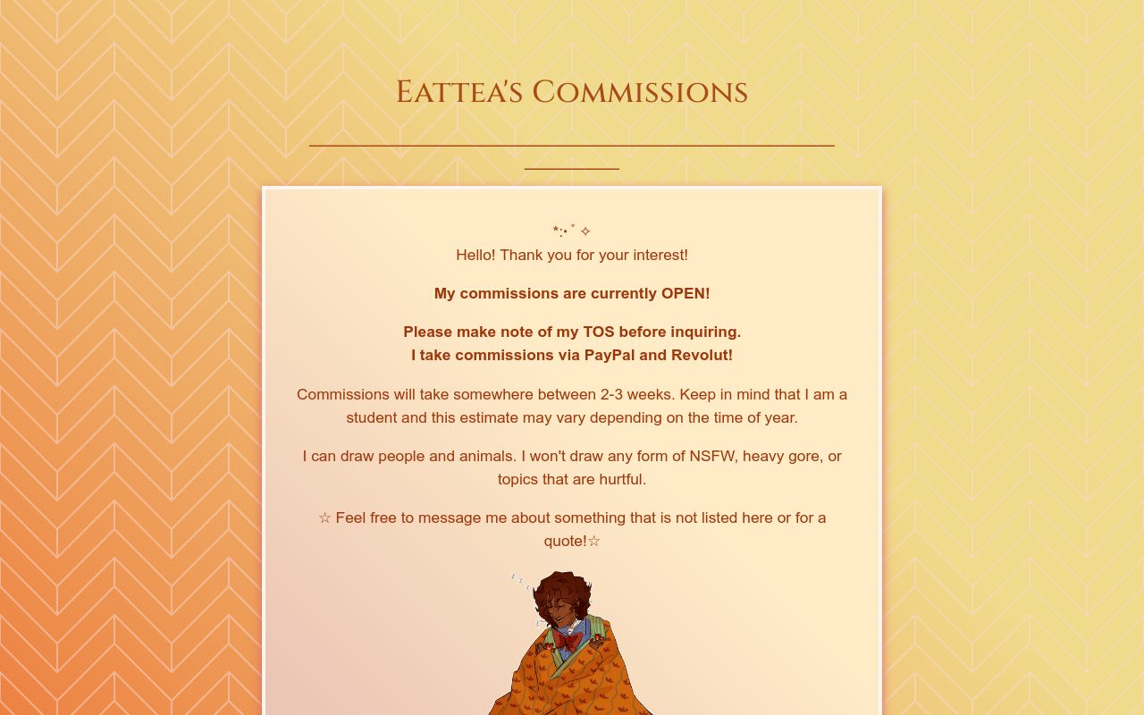 Eattea's Commissions